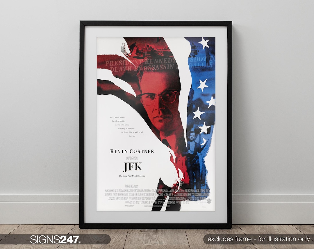 JFK Poster | Kevin Costner | Kevin Bacon | Tommy Lee Jones | 1991 ...