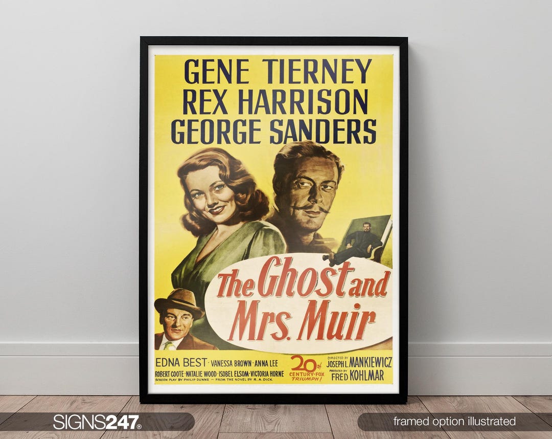 The Ghost and Mrs. Muir Movie Poster | Edna Best | Vanessa Brown | Anna ...