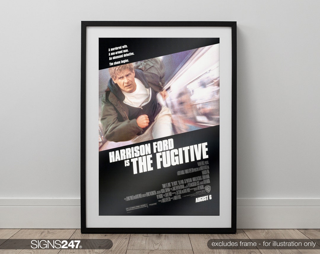 The Fugitive Poster | Harrison Ford | Tommy Lee Jones | Sela Ward ...