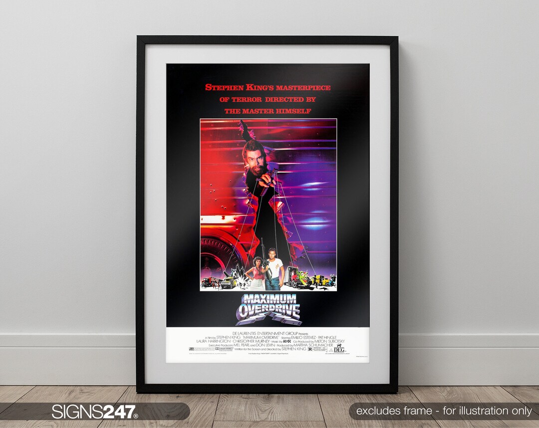 Maximum Overdrive Steven King Poster Movie Poster Movie Prints for ...