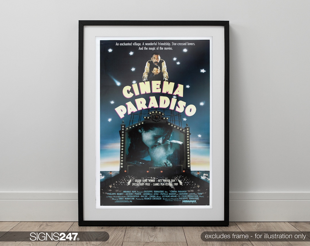 Cinema Paradiso Poster Movie Poster 1988 Movie Prints for Cinema Rooms ...