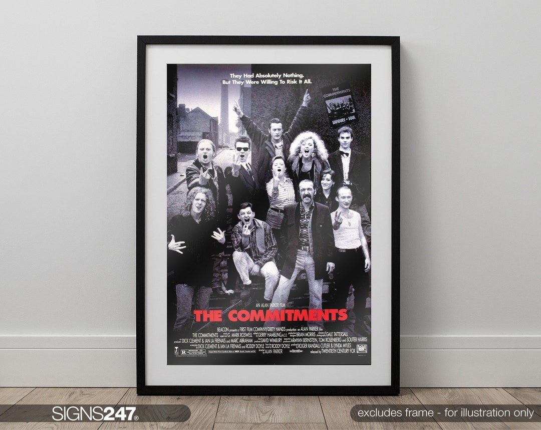 The Commitments Poster 1991 Movie Poster Movie Prints for Cinema Rooms Wall Art Home Decor A0 A1 ...