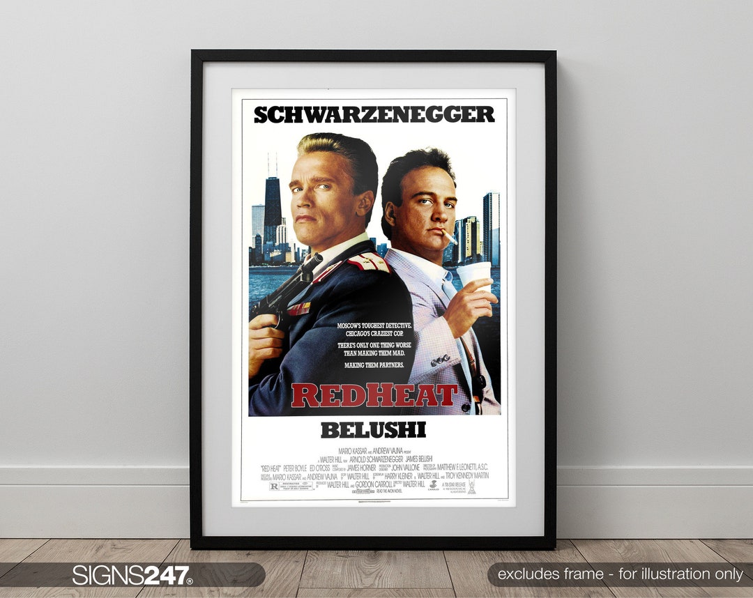 Red Heat Arnold Schwarzenegger James Belushi Movie Poster Movie Prints ...