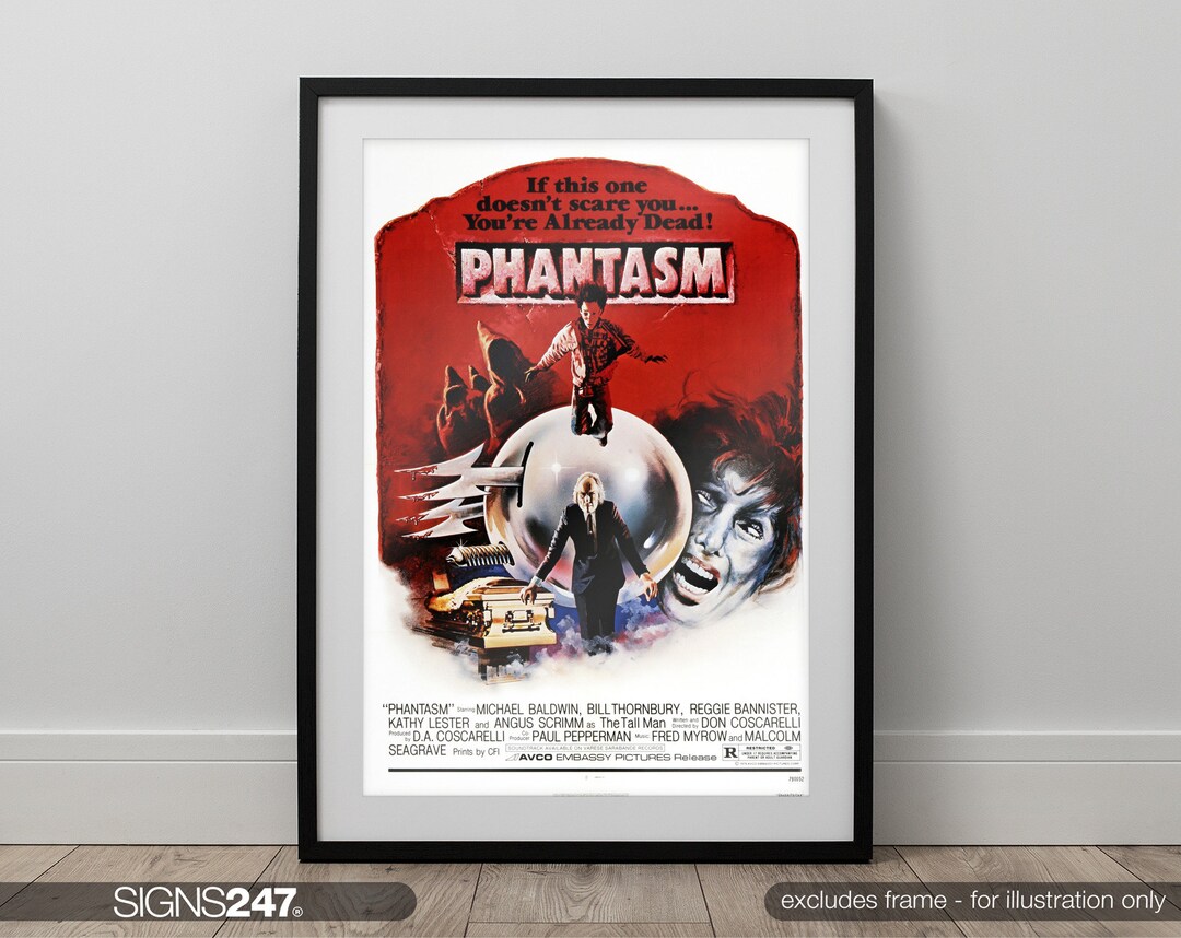 Phantasm Poster Movie Poster Movie Prints for Cinema Rooms Wall Art ...