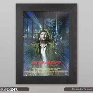 Highlander Poster | Movie Poster | 1986 | Movie Prints for Cinema Rooms ...
