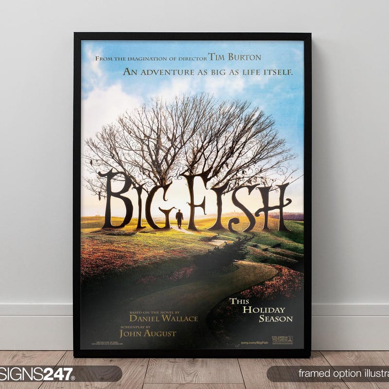 Big Fish Film Poster - Etsy UK
