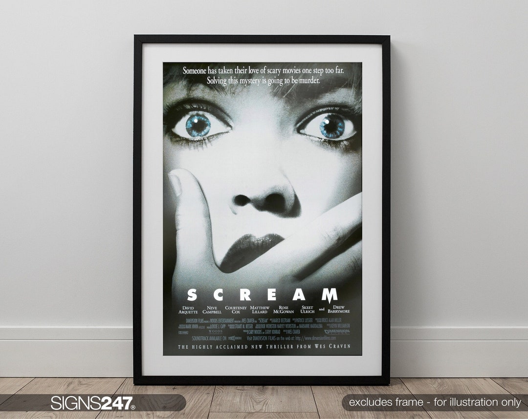 Scream 1996 Poster | Movie Poster | Movie Prints for Cinema Rooms ...