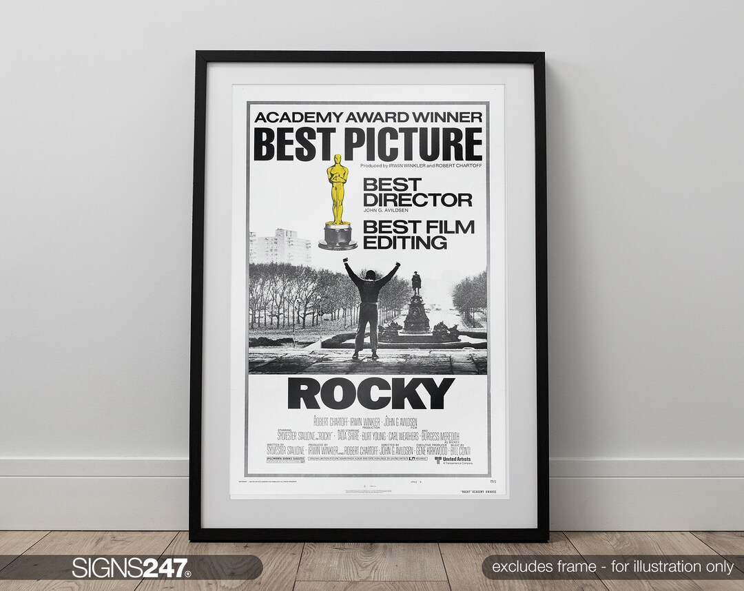 Rocky Stallone Boxing Poster Movie Poster Wall Art Print Home Decor A0 ...
