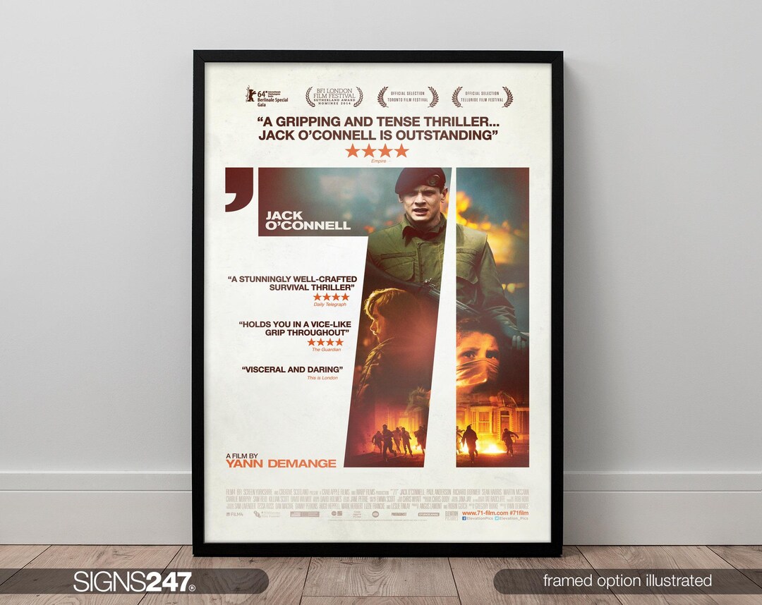 71 Poster | Jack O'connell | Paul Anderson | Richard Dormer | 2014 ...
