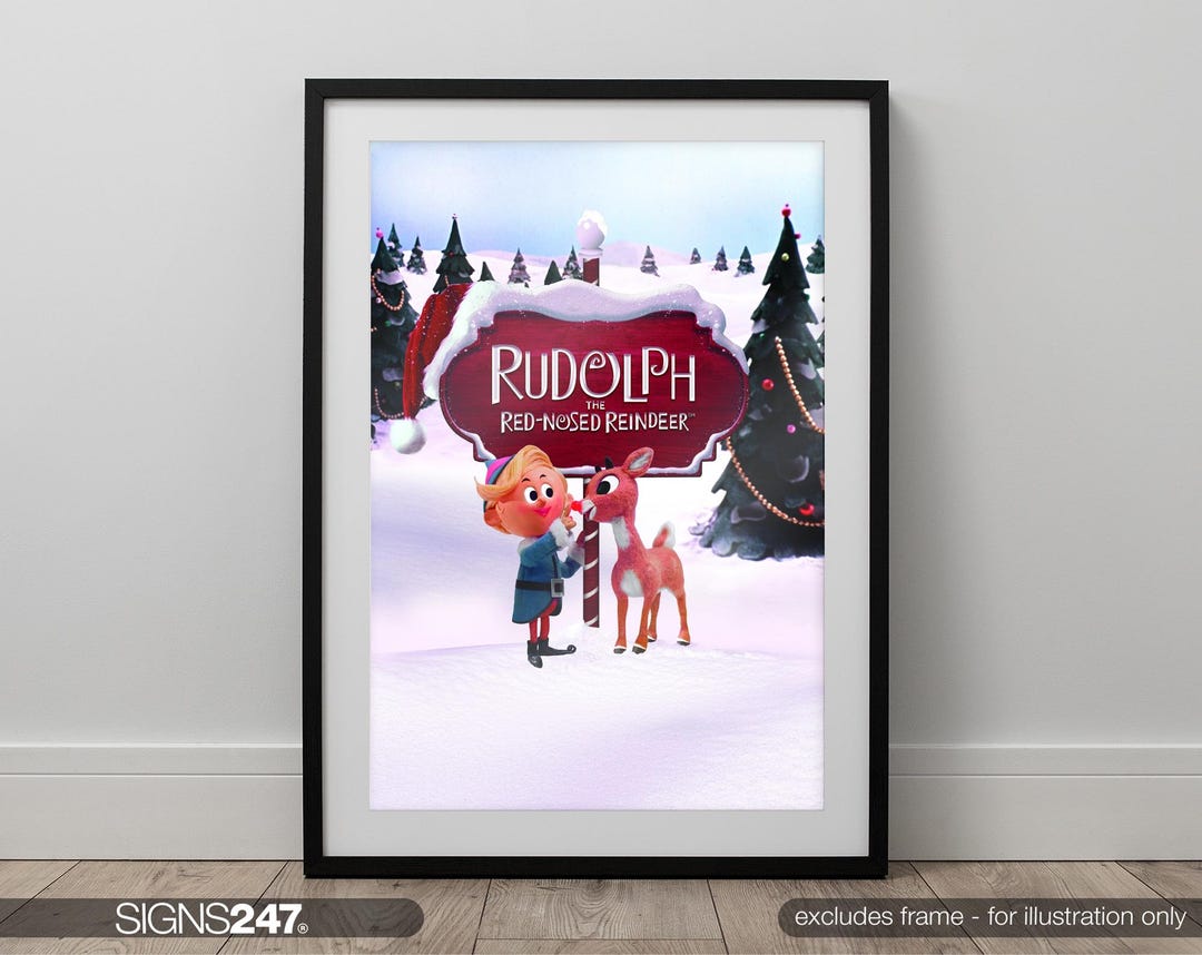 Rudolph the Red-nosed Reindeer Poster Paul Soles Larry D. Mann Janis ...