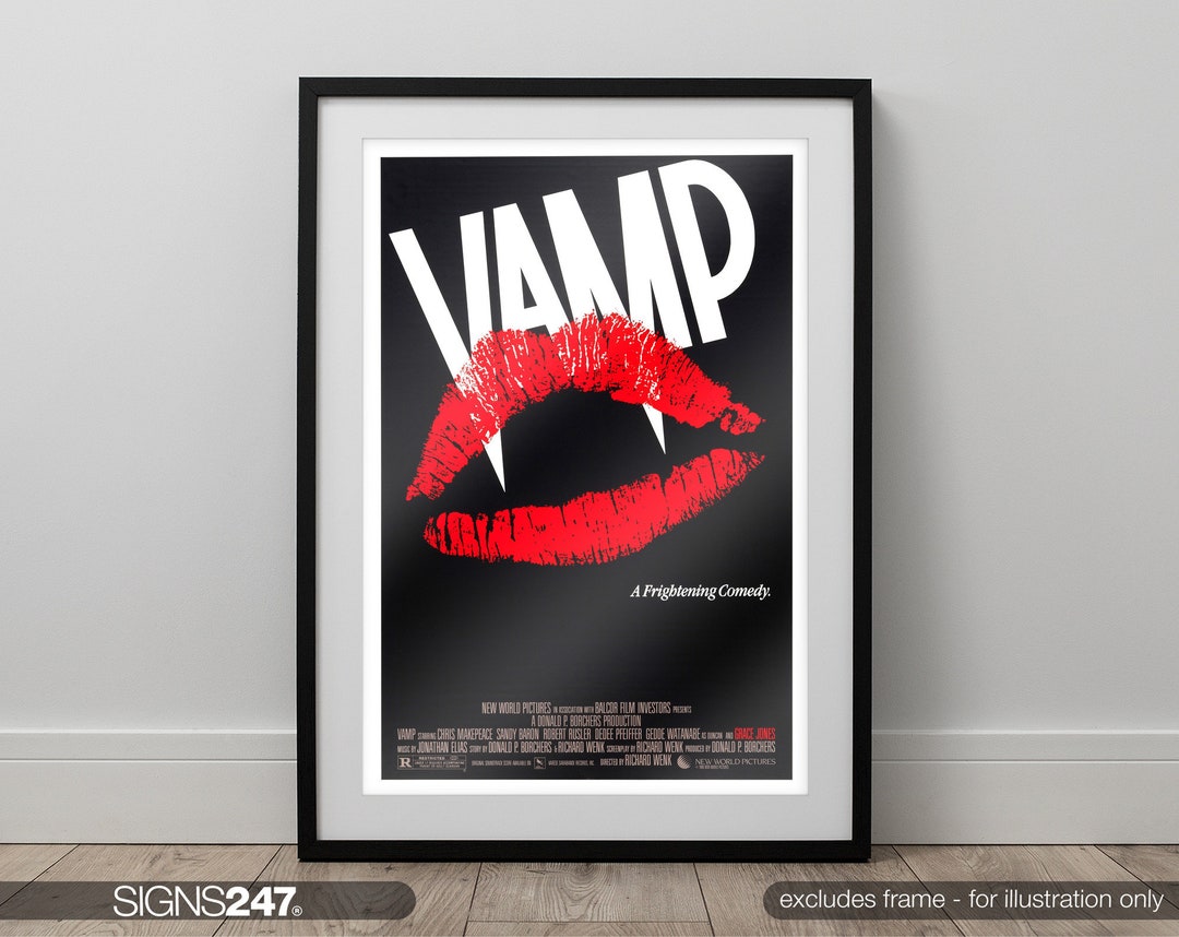 Vamp Poster | Chris Makepeace | Sandy Baron | Robert Rusler | 1986 ...
