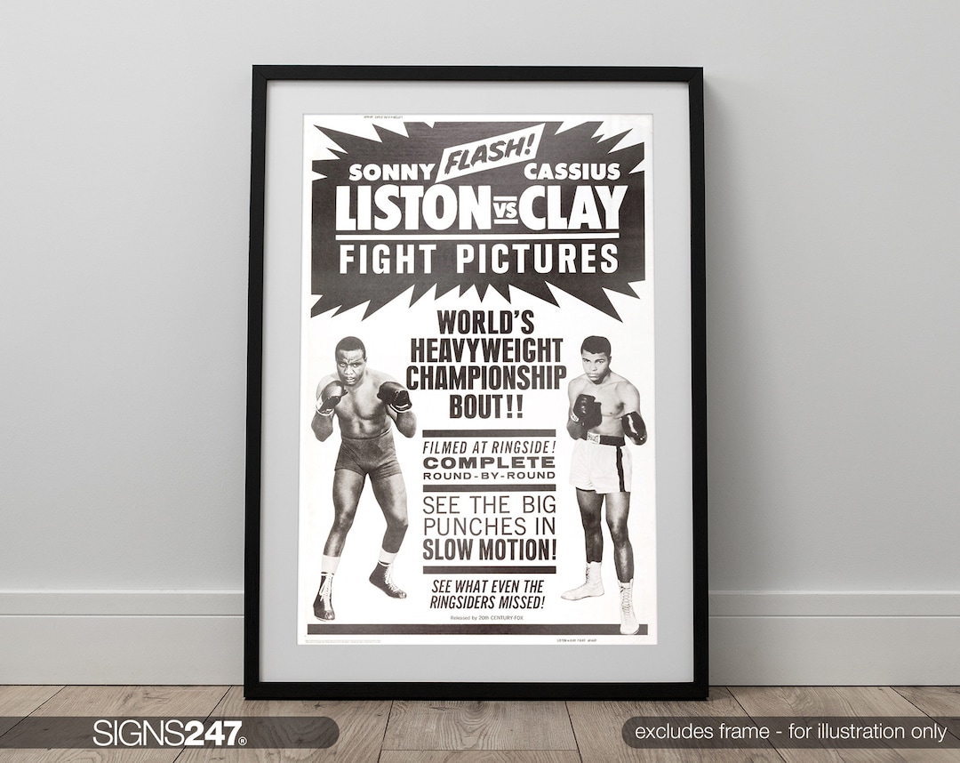 Sonny Liston Vs Cassius Clay Muhammad Ali Promo Bill Boxing Movie ...
