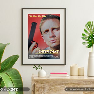 Layer Cake Movie Poster | Daniel Craig | Colm Meaney | Michael Gambon ...