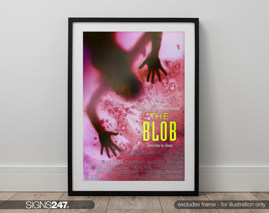 The Blob Poster Movie Poster Movie Prints for Cinema Rooms Wall Art ...