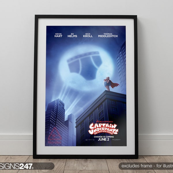 Captain Underpants - Etsy