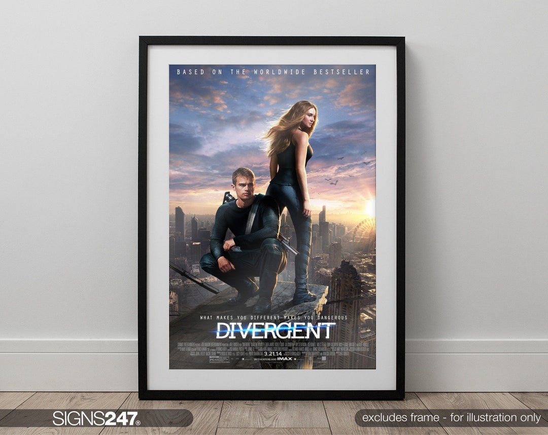 Divergent Poster | Movie Poster | 2014 | Movie Prints for Cinema Rooms | Wall Art | Home Decor ...