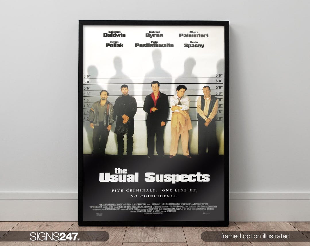 The Usual Suspects Poster | Movie Poster | Movie Prints for Cinema ...