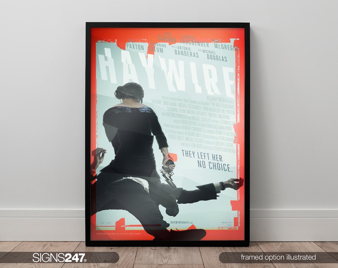 Haywire Poster | Gina Carano | Bill Paxon | Michael Fassbender | 2011 ...