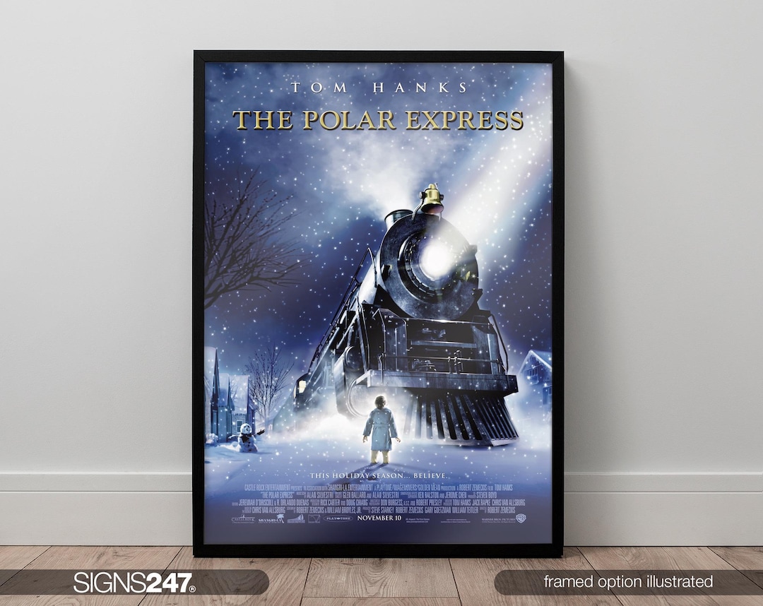 The Polar Express Poster | Movie Poster | Tom Hanks | 2004 | Movie ...