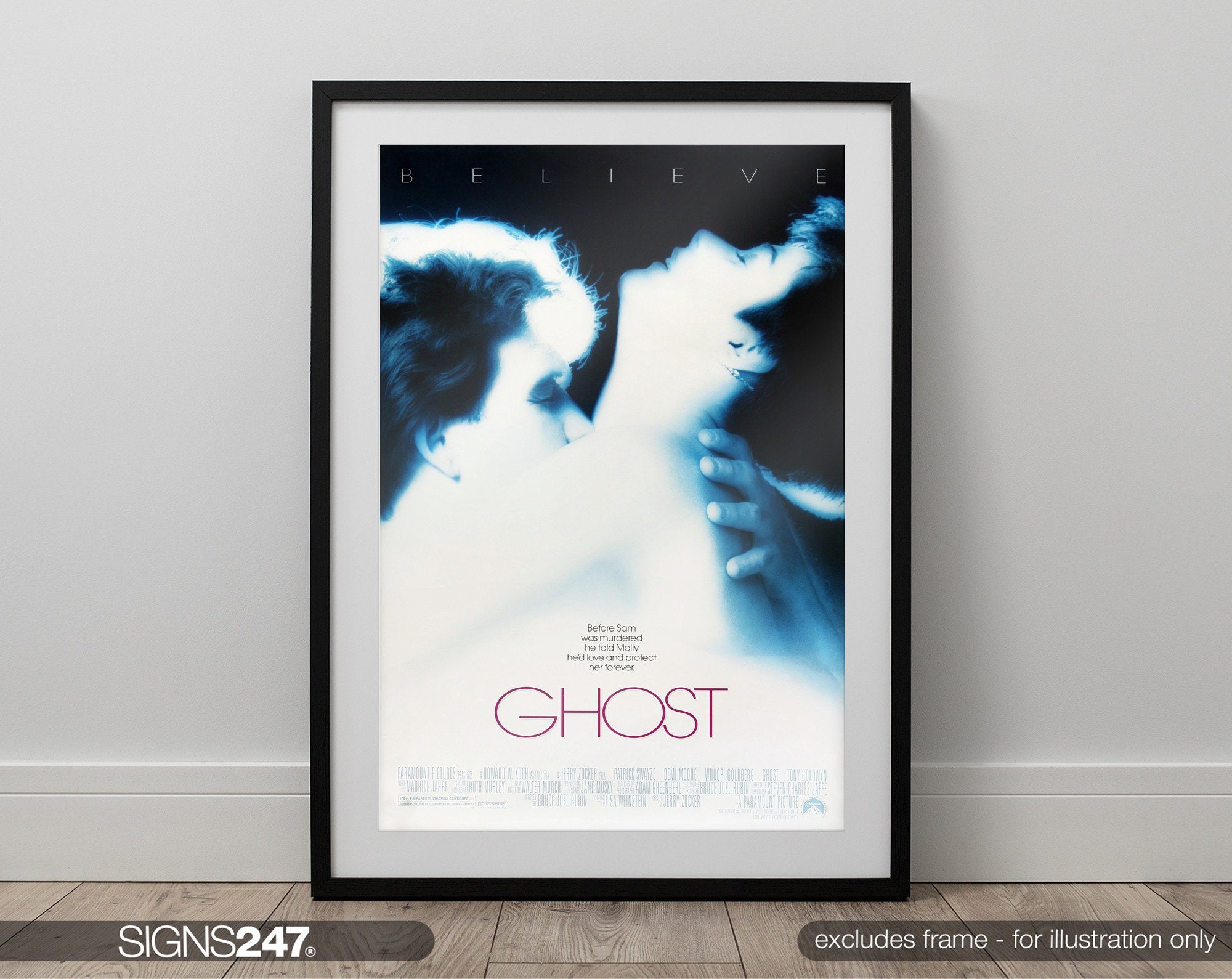 Patrick Swayze Ghost Poster