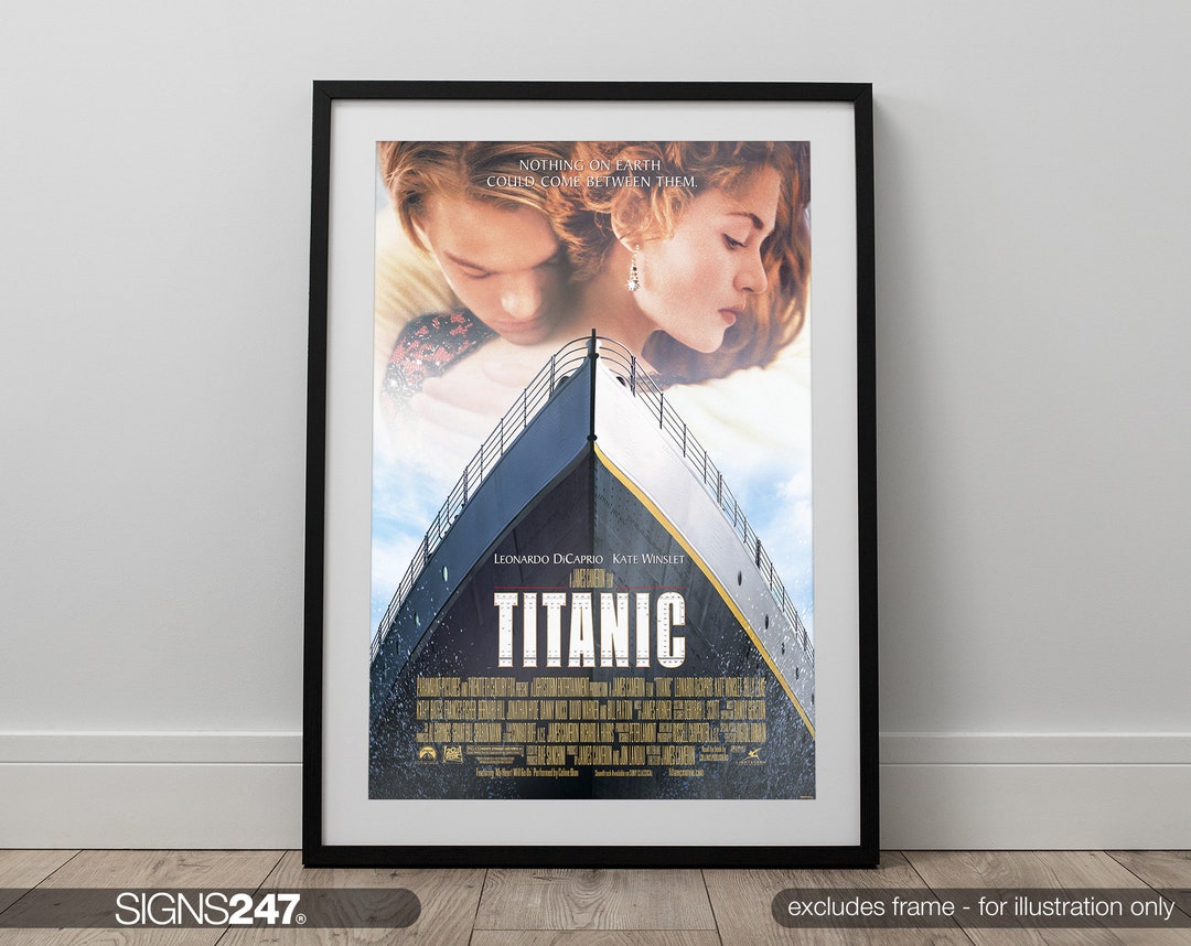 Titanic Leonardo Dicaprio Kate Winslet Poster | Movie Poster | Movie ...