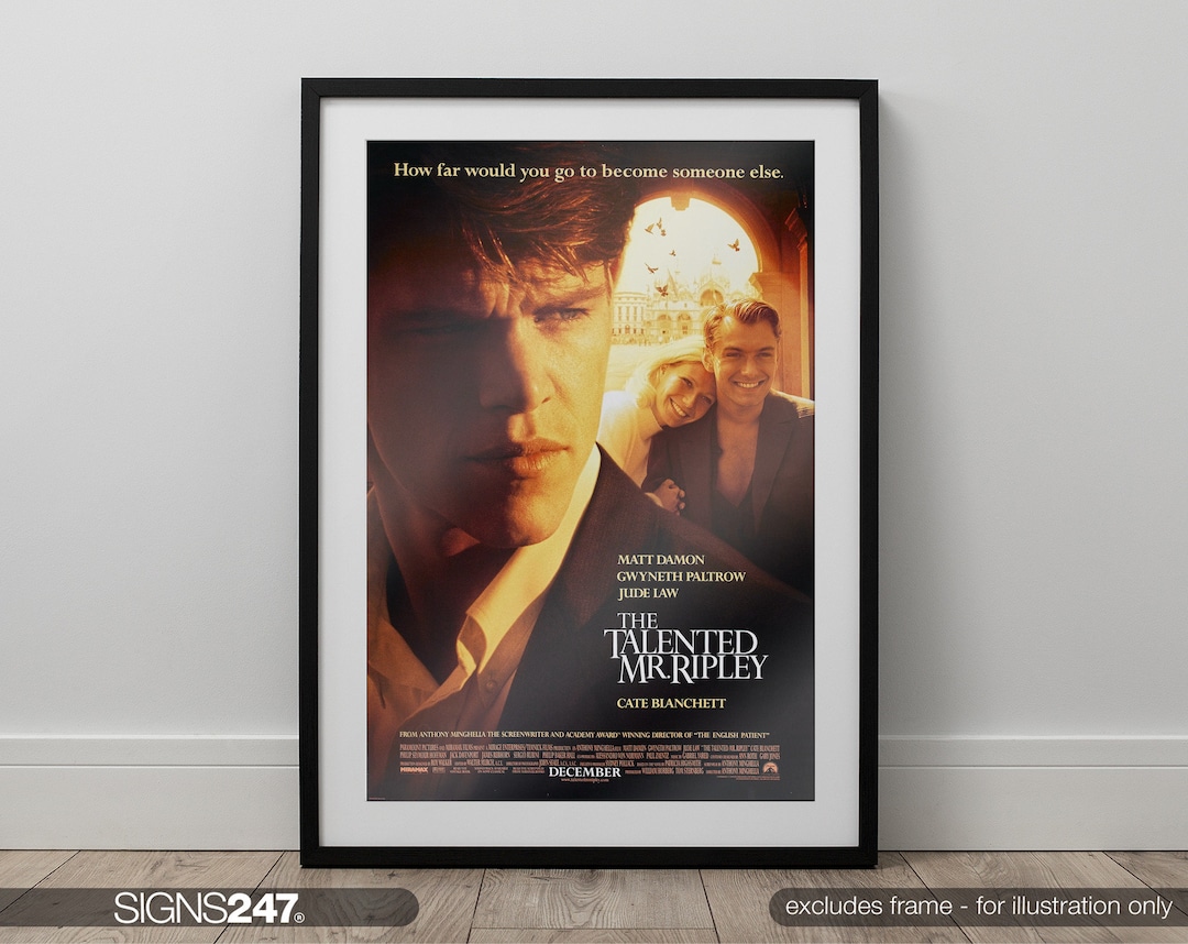 The Talented Mr. Ripley Poster Movie Poster 1999 Movie Prints for ...
