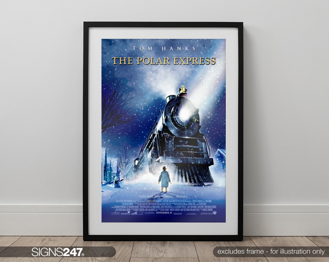 The Polar Express Poster | Movie Poster | Tom Hanks | 2004 | Movie ...