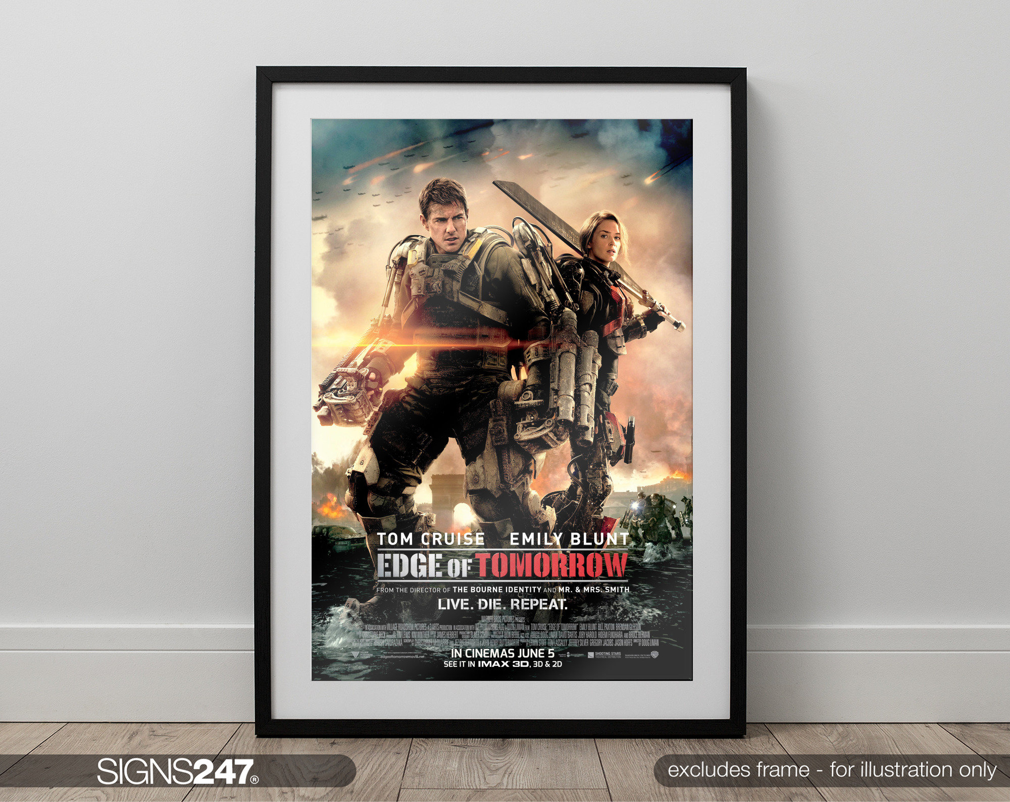 Emily Blunt Edge Of Tomorrow Poster Download Emily Blunt Tom Cruise