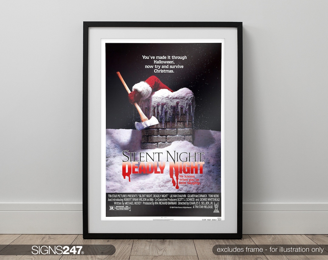 Silent Night, Deadly Night Movie Poster 1984 Movie Prints for Cinema ...