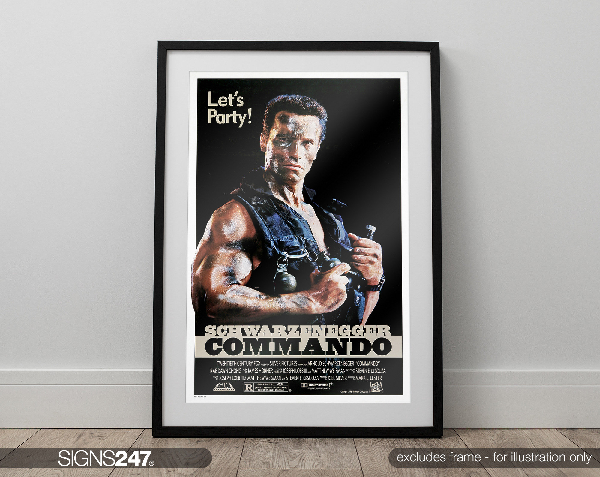 Commando Arnold Poster