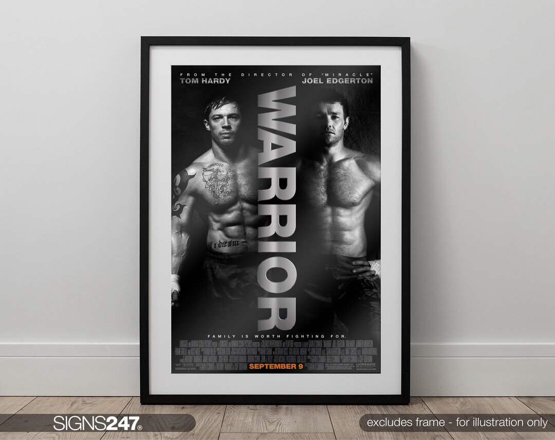 Warrior Poster | Movie Poster | Tom Hardy | Joel Edgerton | 2011 | Movie Prints for Cinema Rooms ...