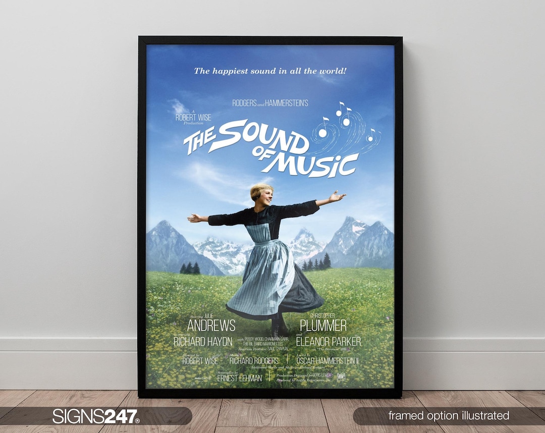 The Sound of Music Poster | Movie Poster | Julie Andrews | 1965 | Movie ...