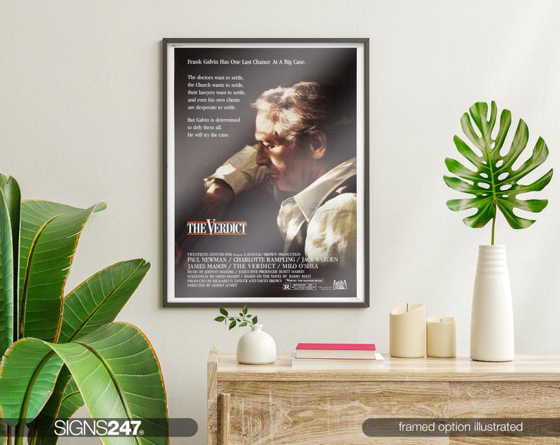 The Verdict Poster | Movie Poster | Paul Newman | 1982 | Movie Prints ...