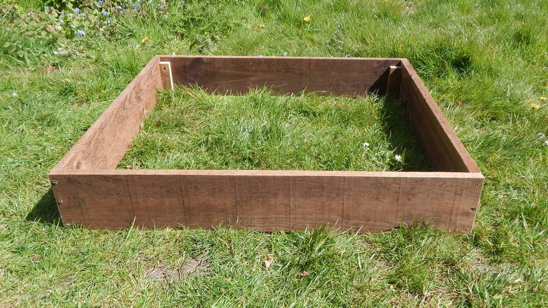 Wooden Raised Bed Frame Planter 90cm X 90cm - Etsy UK