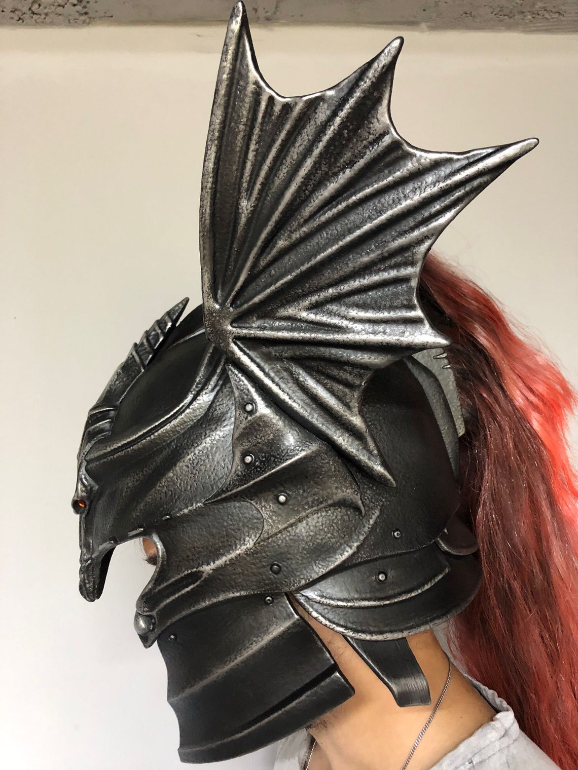 Daemon Targaryen Helmet Replica House of the Dragon - Etsy Denmark
