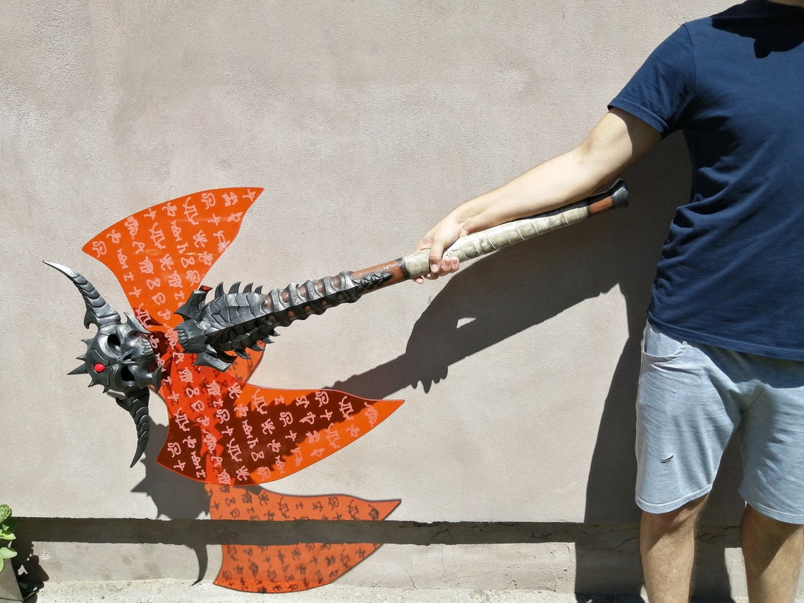 Marauder Axe Doom Eternal life size replica | Etsy