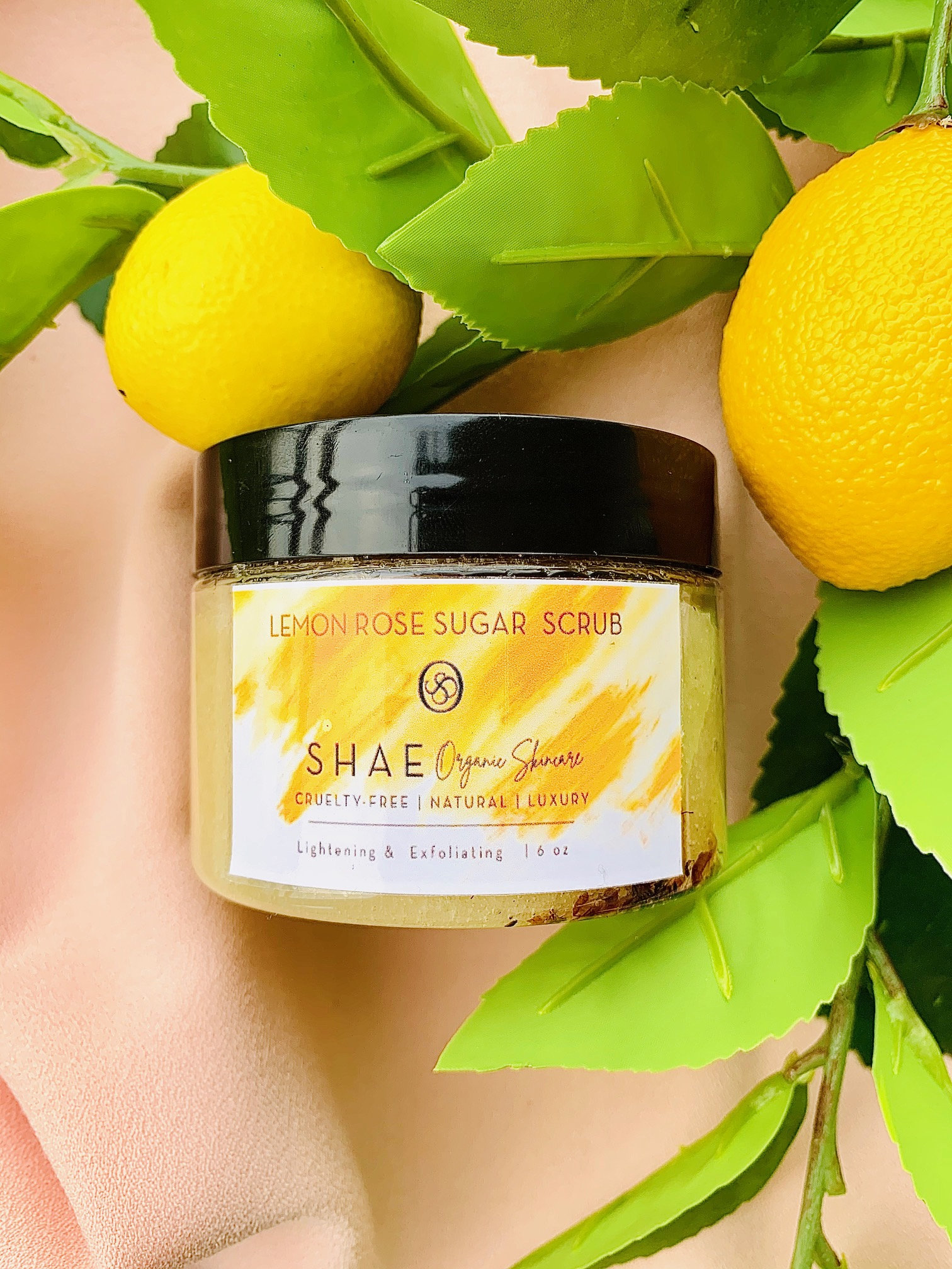 Body Scrub, LEMON BODY SCRUB With Coconut Oil, Morena Sugar, Skin ...