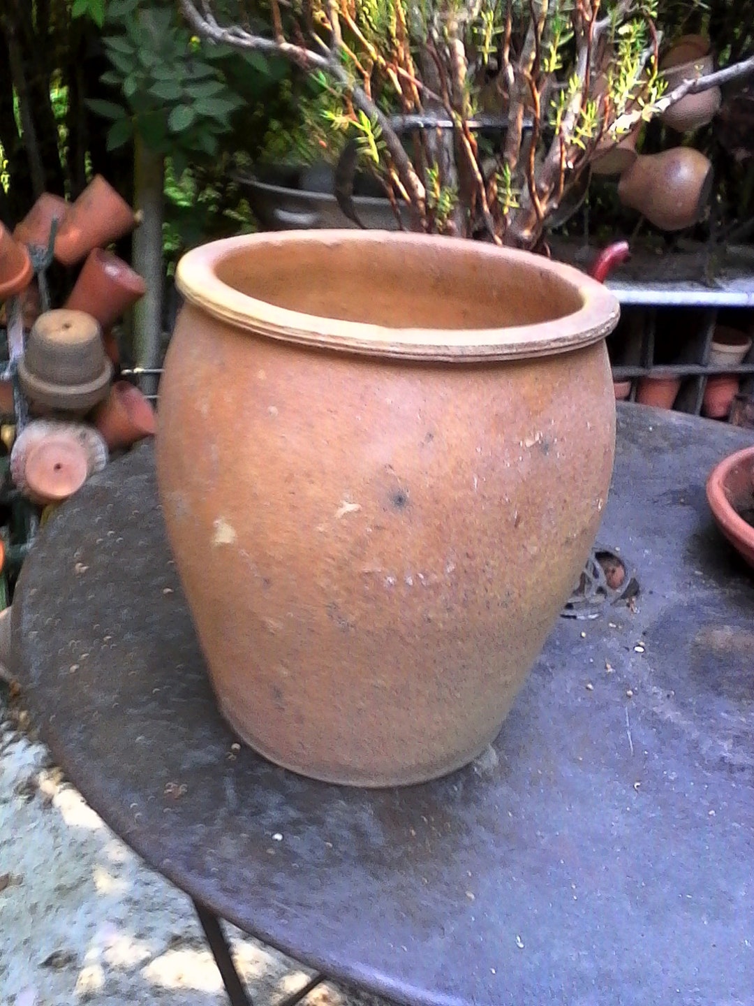 CERAMIC POT // 1950s // Kitchen Decor // - Etsy