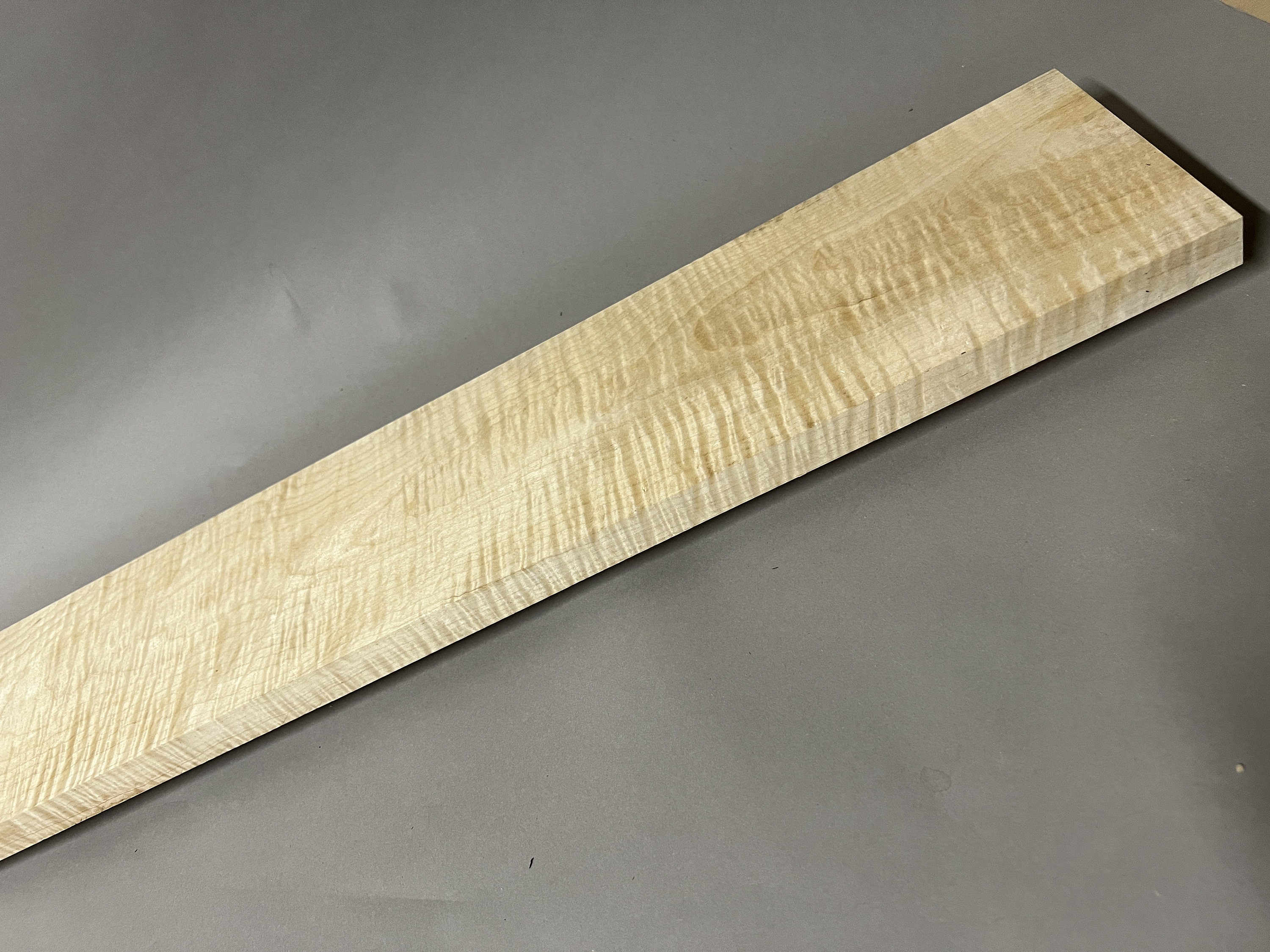 Bright White Curly Maple Guitar Neck Blank - Etsy