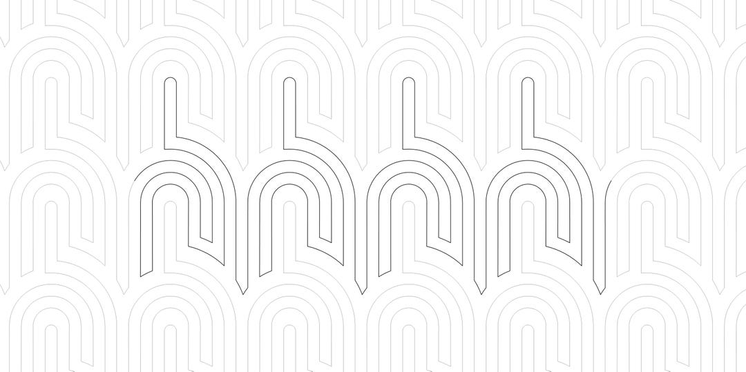 Groovy Patterns - Bending Boulevard - Edge-to-edge Digital Quilt ...