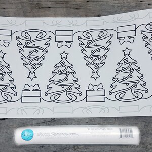 Groovy Patterns Longarm Quilting Pantograph - Christmas Tree Design - Etsy