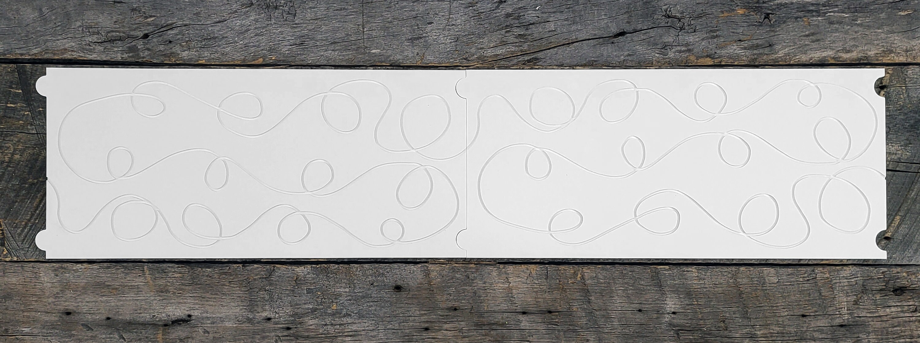 Longarm Quilting Groovy Pattern Boards Set of 2 Loop De Loop Design - Etsy