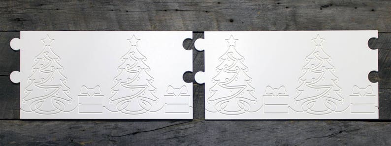 Longarm Quilting Groovy Pattern Boards Set of 2 Christmas Tree Design ...