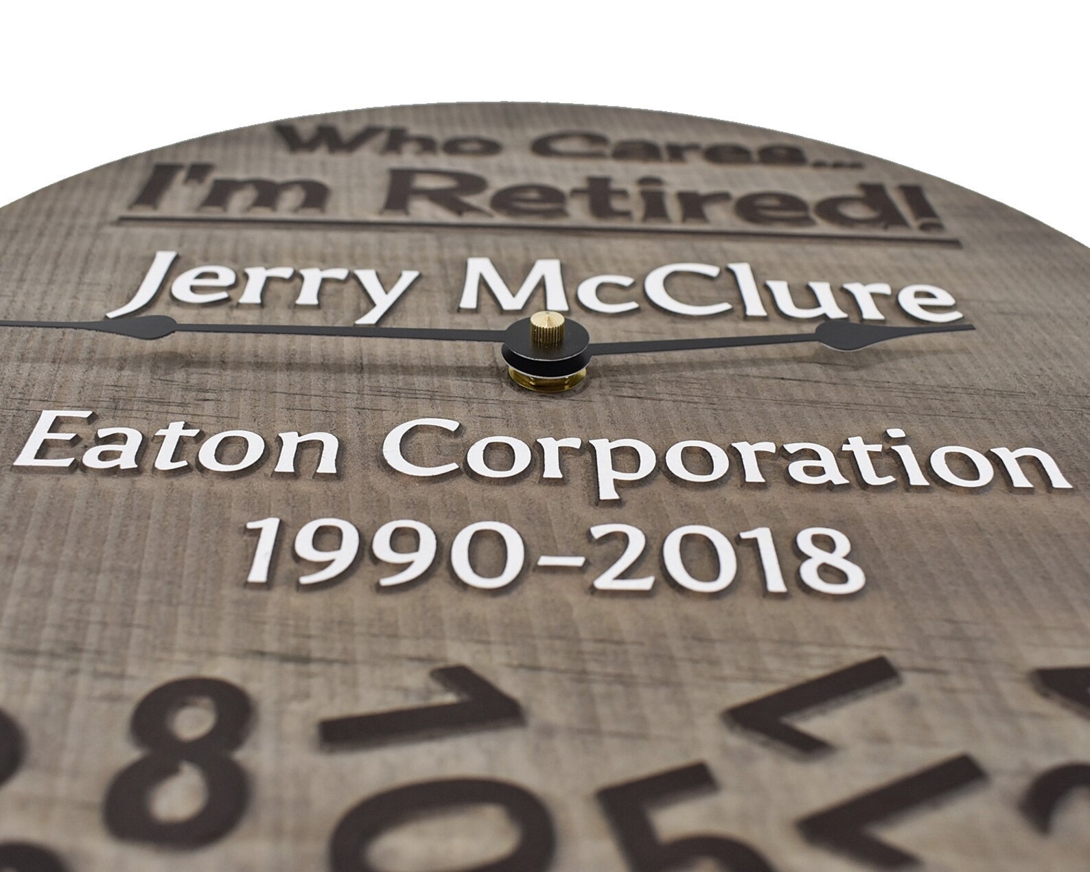 11 Inch Personalized Retirement Clock. Great Retiree Gift for | Etsy