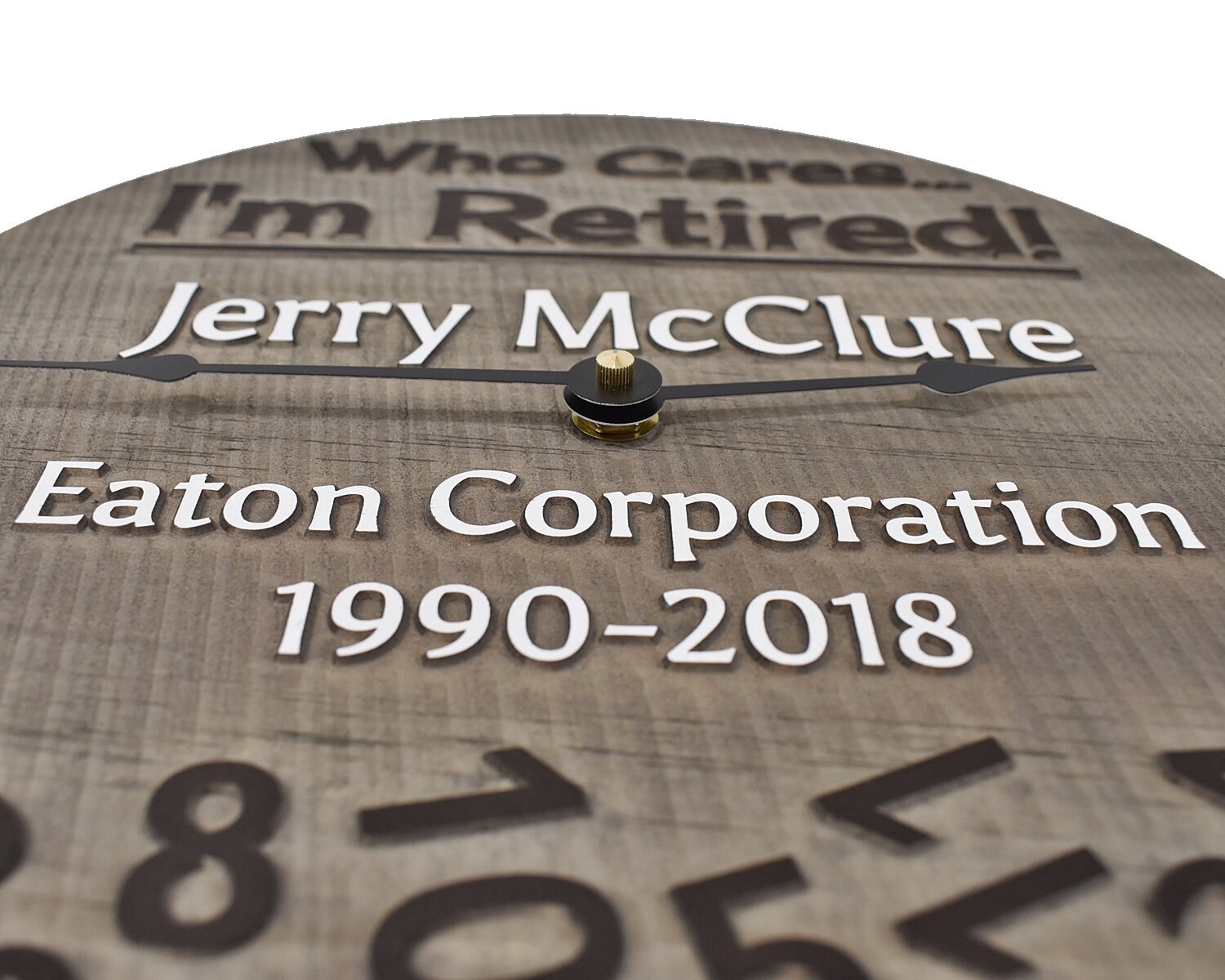 11 Inch Personalized Retirement Clock. Great Retiree Gift for | Etsy