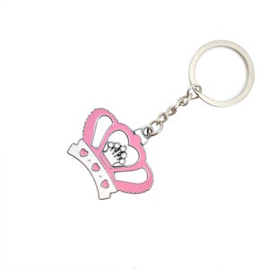 Royal Crown Princess Metal Keychain Baby Shower Birthday Party Favors ...
