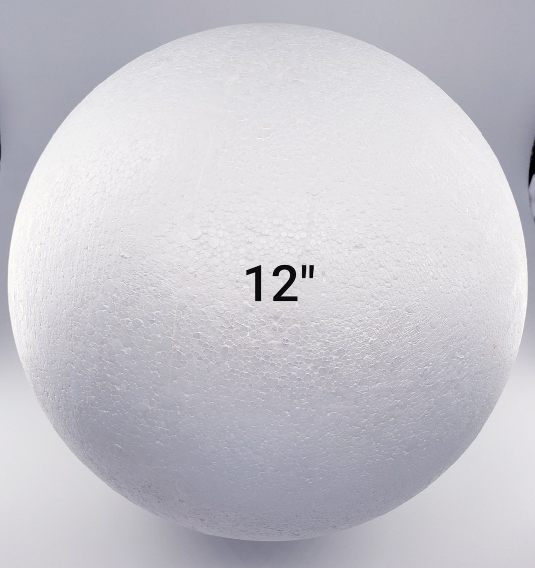 White Round Smooth Poly Foam Modelling Polystyrene Styrofoam Ball for ...
