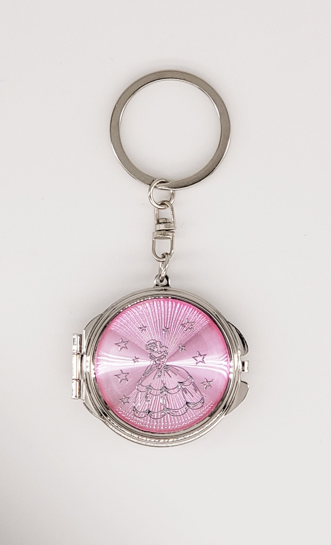 12X Quinceanera Pink Compact Mirror Keychain Recuerdos De Sweet 15 ...