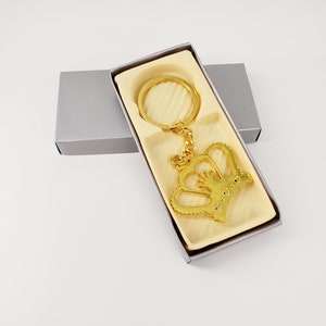 Royal Crown Princess Metal Keychain Baby Shower Birthday Party Favors ...