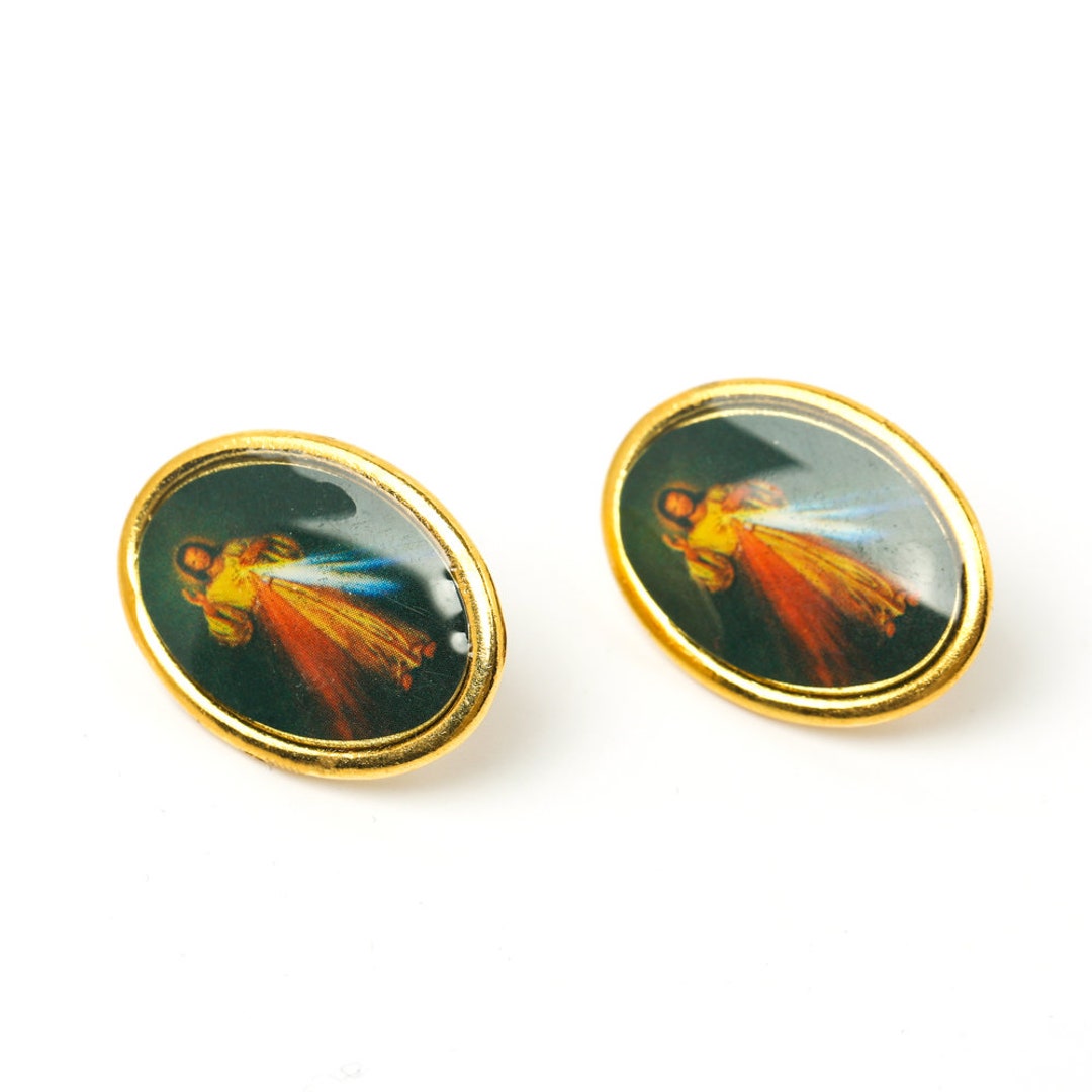 12pcs Sacred Heart of Jesus Brooch Pin - Etsy